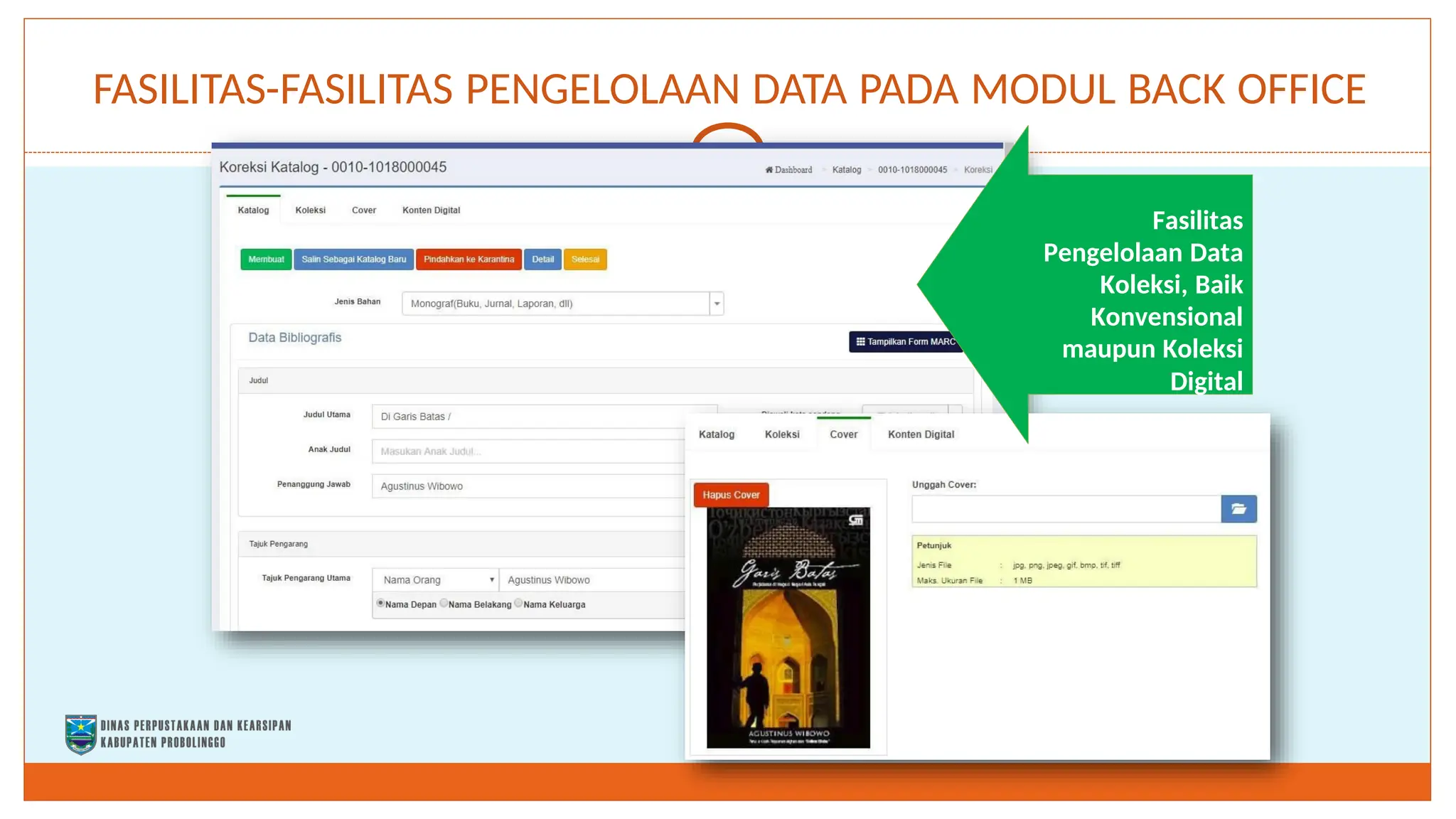 Materi Inlislite aplikasi perpustakaan dari perpustakaan nasional | PPT