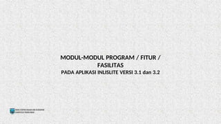 Materi Inlislite aplikasi perpustakaan dari perpustakaan nasional | PPT