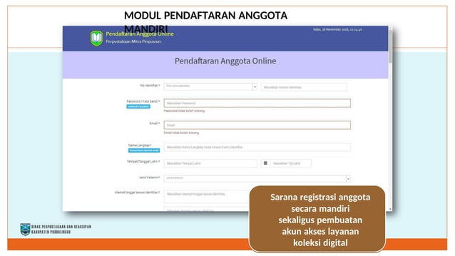 Materi Inlislite aplikasi perpustakaan dari perpustakaan nasional | PPT