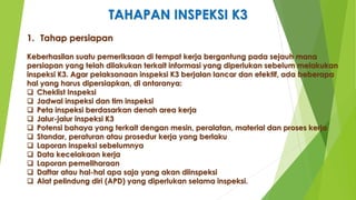 INSPEKSI K3 KONSTRUKSI ................. | PDF