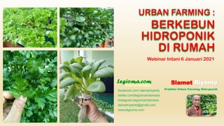 Materi Inspirasi Bisnis INTANI #7 Urban Farming Berkebun di Rumah_Bpk. Slamer Riyanto.pdf