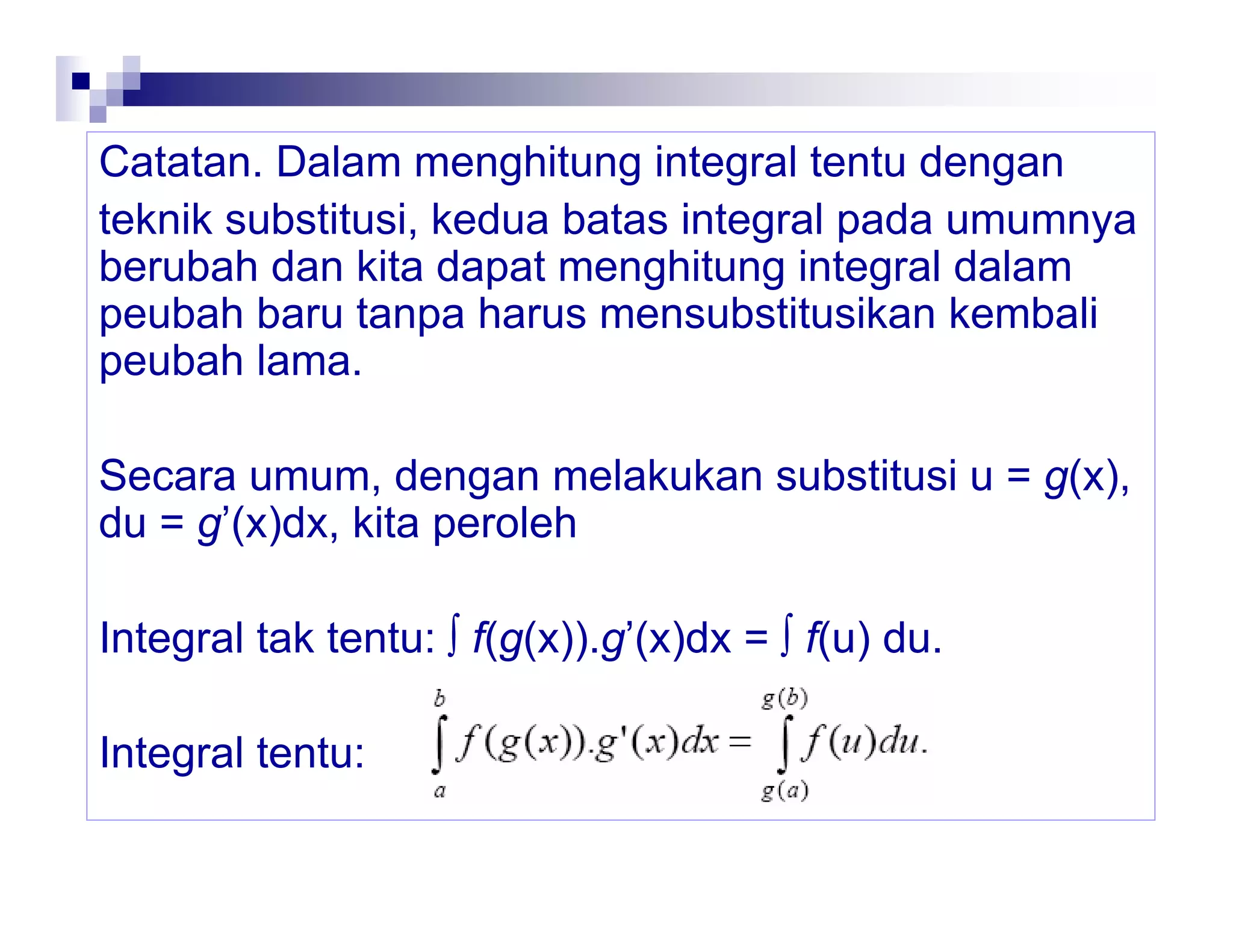 Materi integral | PDF