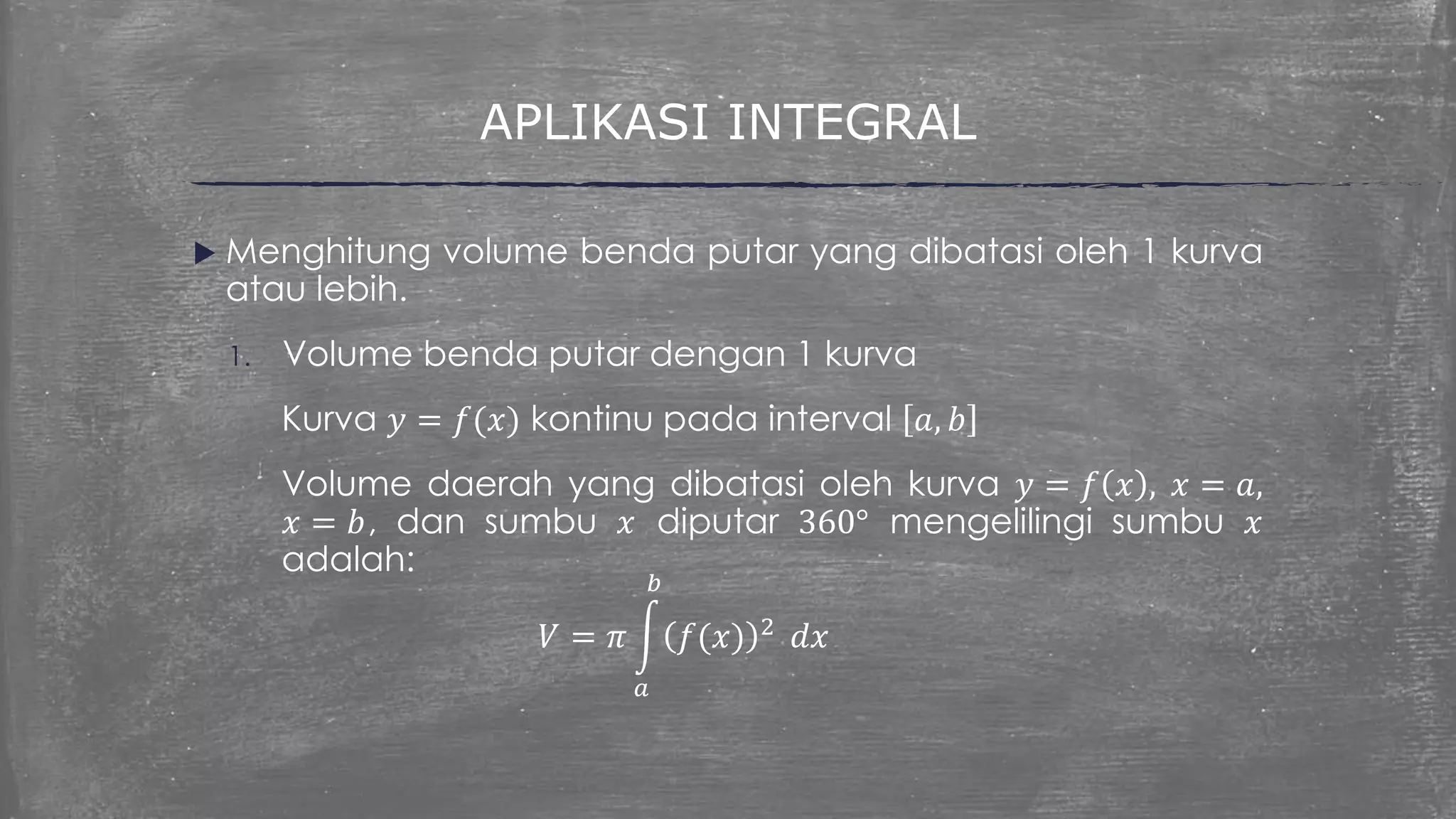 Materi integral kelas xii | PPTX