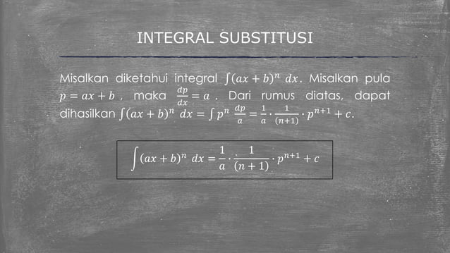 Materi integral kelas xii | PPTX