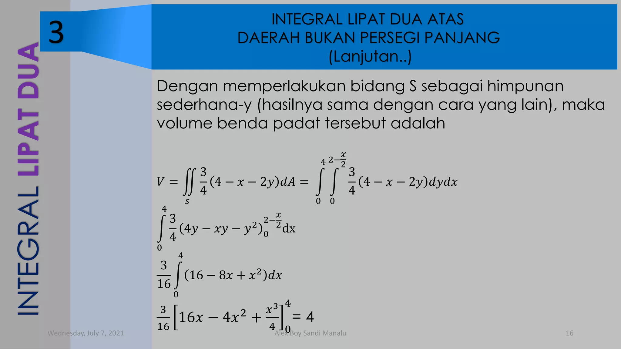 MATERI INTEGRAL LIPAT DUA | PDF