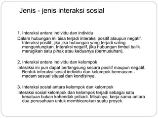 Materi Lengkap interaksi sosial | PPTX