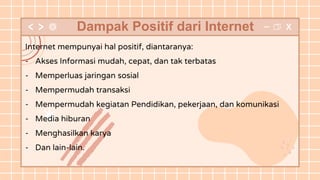 Materi Internet & Adab dalam bersosial media.pptx