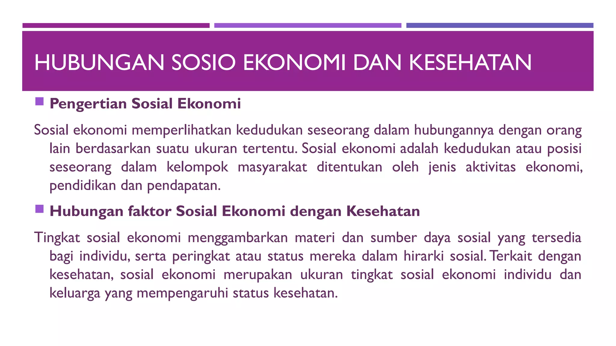 Materi inti 13 determinan kesehatan | PPT