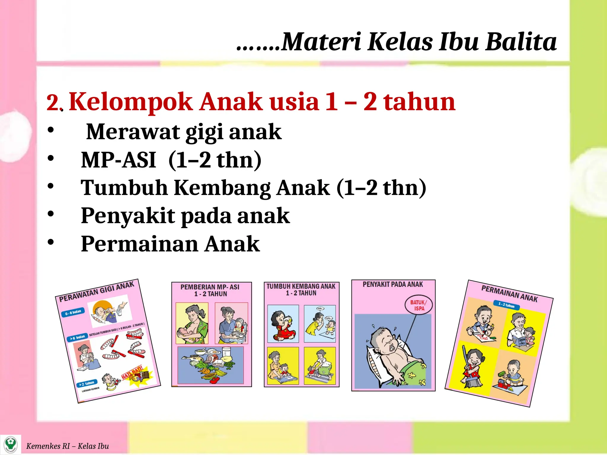 Materi Inti 3. Pengelolaan Kelas Ibu Balita | PPT