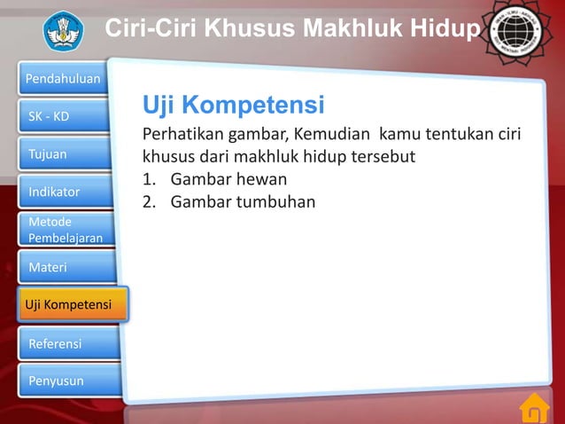 Materi ipa ciri ciri khusus makhluk hidup kelas 6 rachmah safitri | PPTX