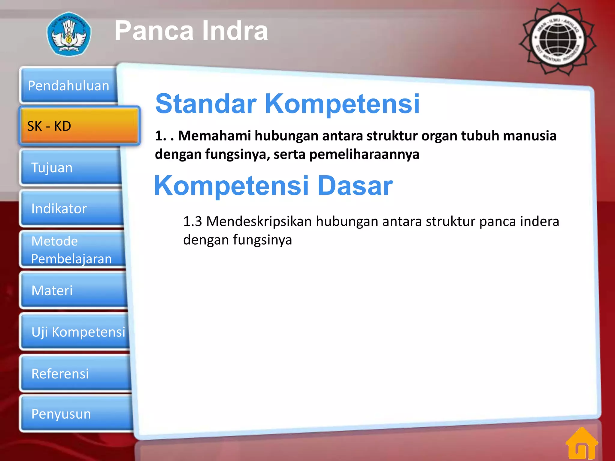 Materi ipa kelas 4 semester 1 panca indra | PPTX