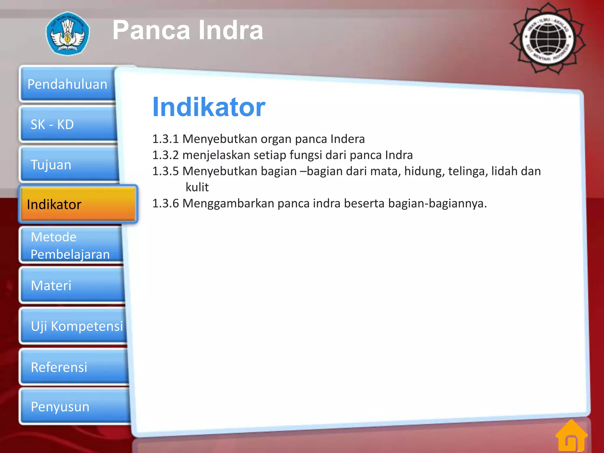 Materi ipa kelas 4 semester 1 panca indra | PPTX