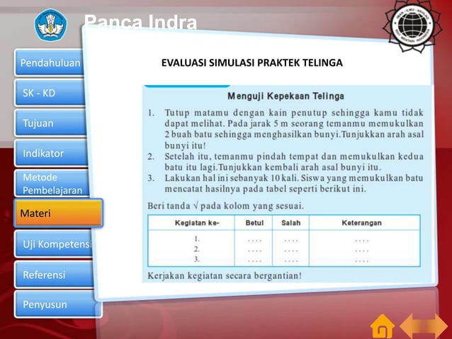 Materi ipa kelas 4 semester 1 panca indra | PPTX