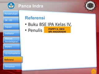 Materi ipa kelas 4 semester 1 panca indra | PPTX