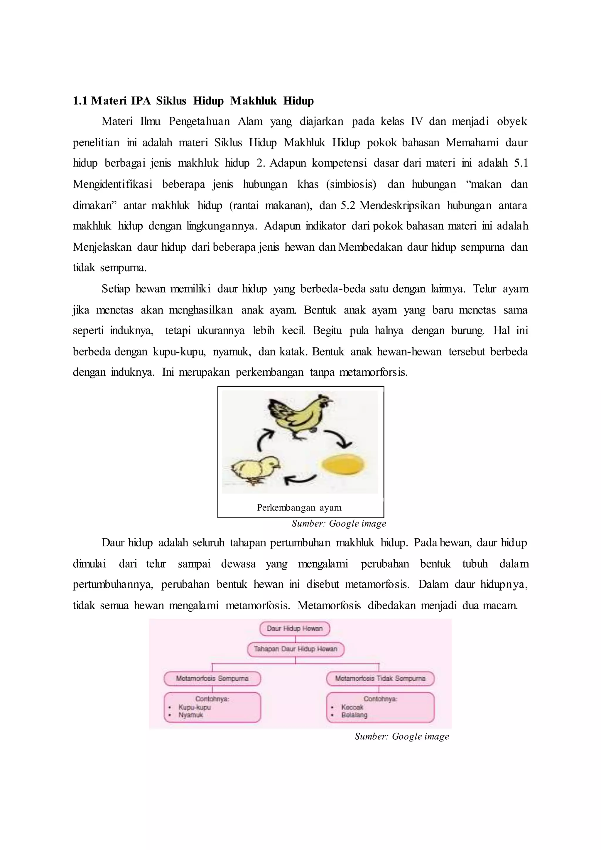 Materi ipa siklus hidup makhluk hidup | DOCX