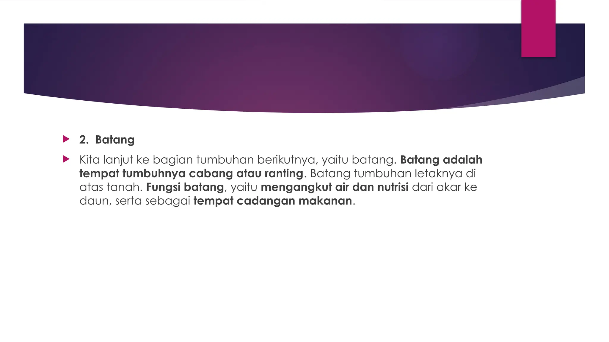 materi ipas kelas 4 bagian pada tumbuhan.pptx