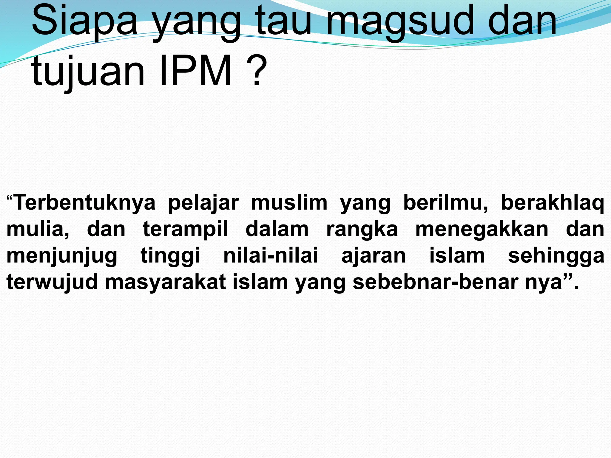 MATERI IPM UNTUK PEMBEKALAN KHUSUSNYA TINGKAT SMA.pptx