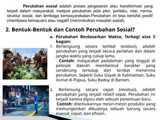 MATERI IPS TEMA 1. Manusia dan Perubahan | PPTX