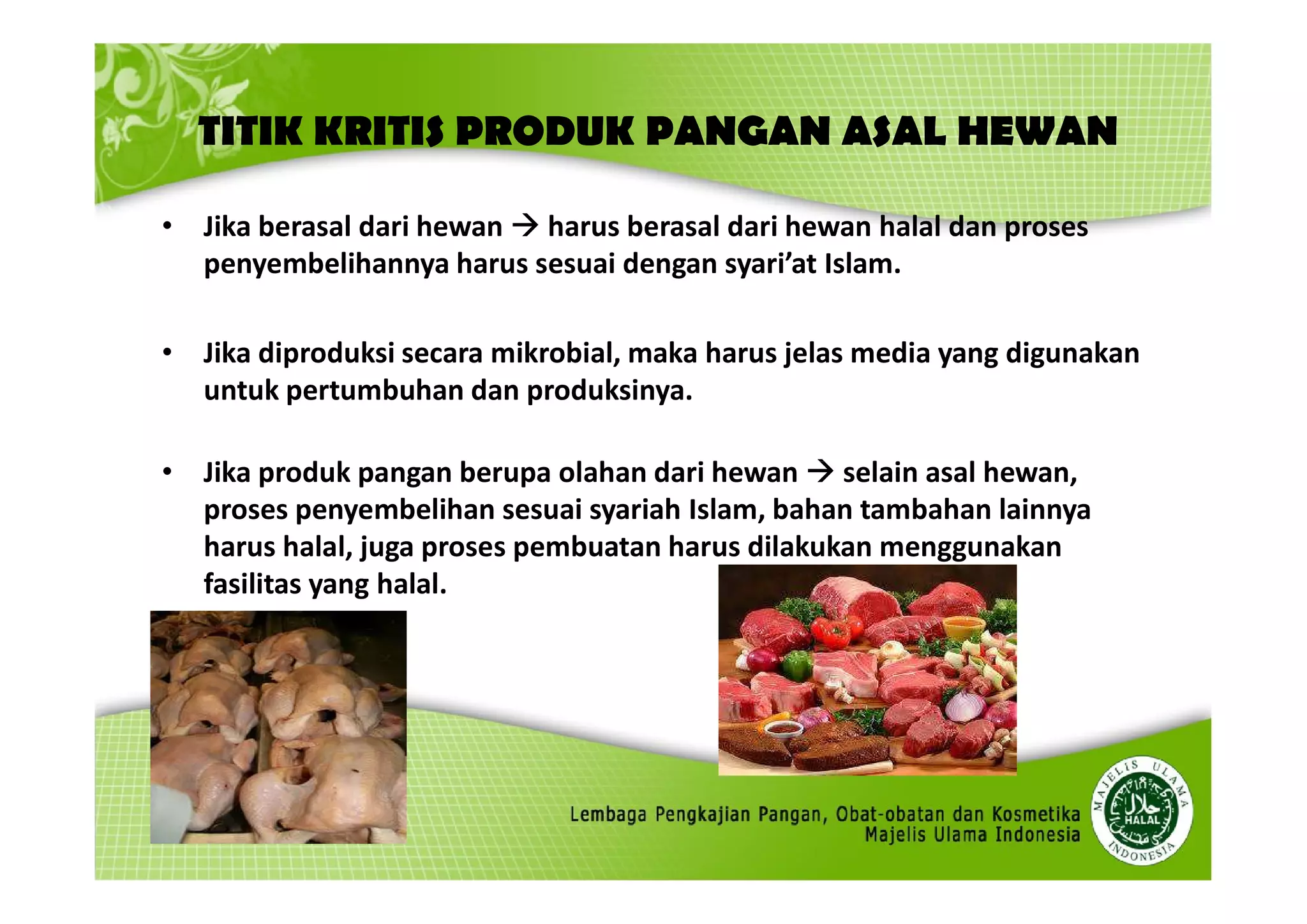 Pengenalan Sertifikat Halal MUI dan Sistem Jaminan Halal | PDF