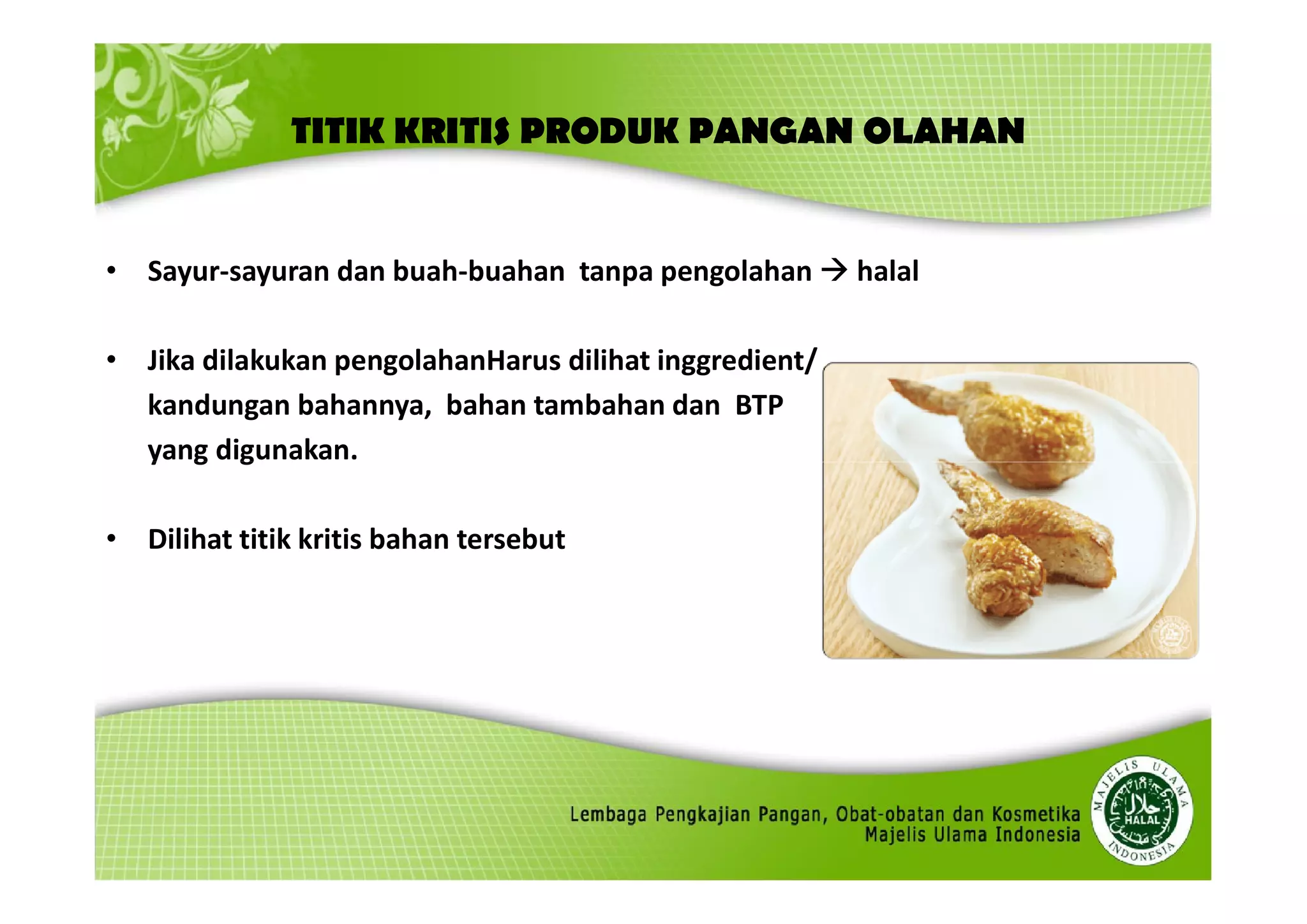 Pengenalan Sertifikat Halal MUI dan Sistem Jaminan Halal | PDF