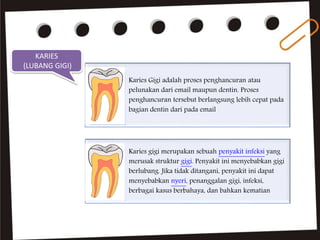 Karies Gigi | PPTX