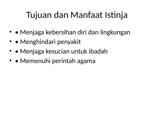Materi_Istinja sebagai bahan pembelajaran.pptx