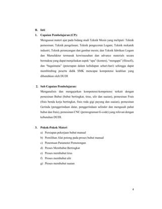 Materi i teknik mesin m1 kb1 | PDF