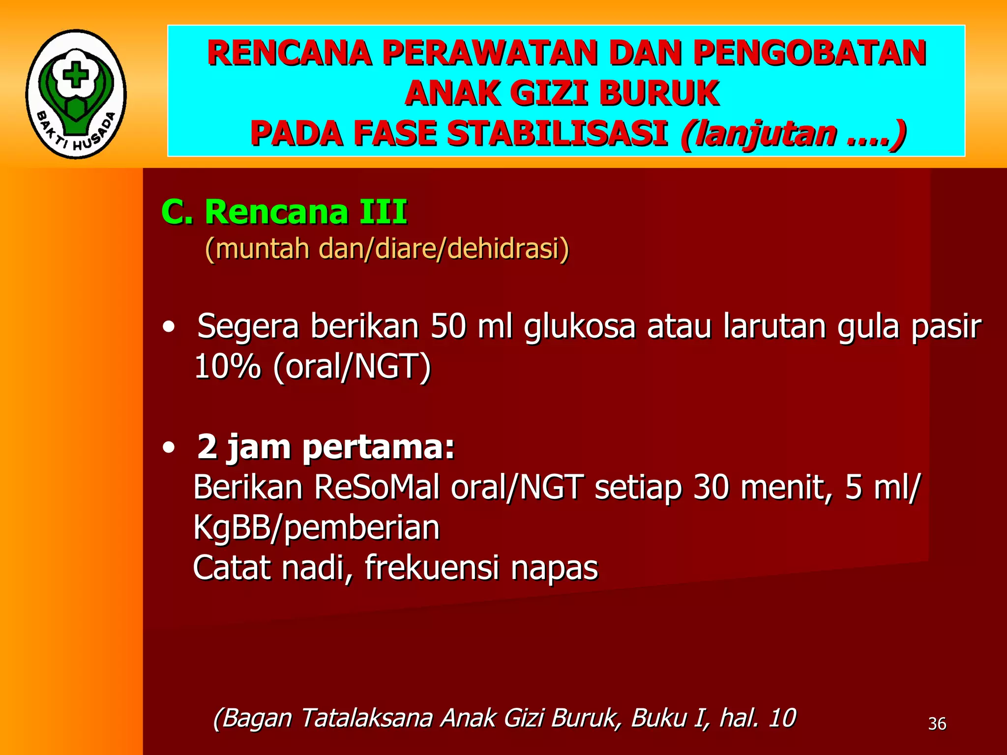 Materi iv 10 langkah tata laksana gizi buruk | PPT