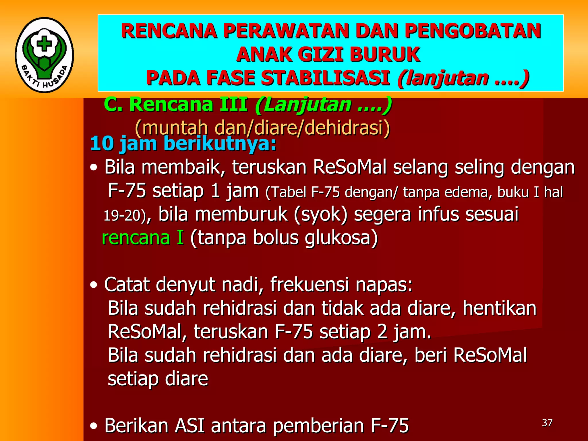Materi iv 10 langkah tata laksana gizi buruk | PPT
