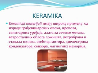 Materijali za opremanje | PPTX