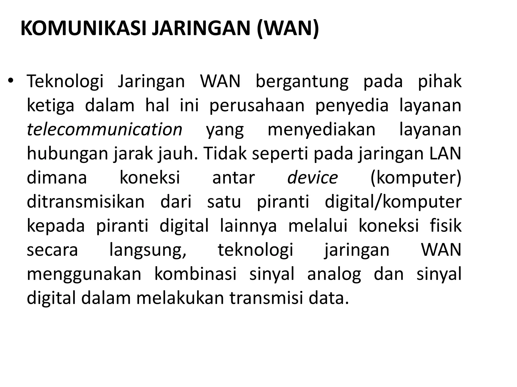 Materi jaringan dasar | PPTX