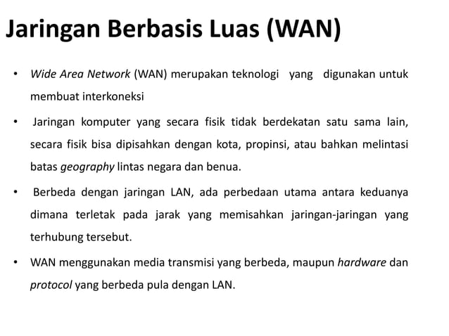Materi jaringan dasar | PPTX
