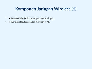 Materi_Jaringan_Wireless_Desain dengan tahap-tahapnya | PPTX