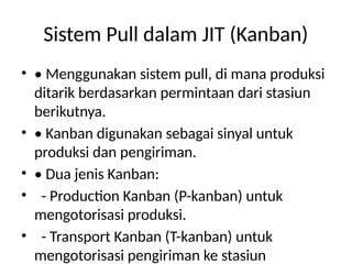 Just In Time (JIT) and Lean Manufacturing | PPTX