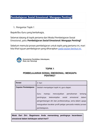 Materi jurnal 2 topik 1 digunakan sbg referensi ppg | PDF