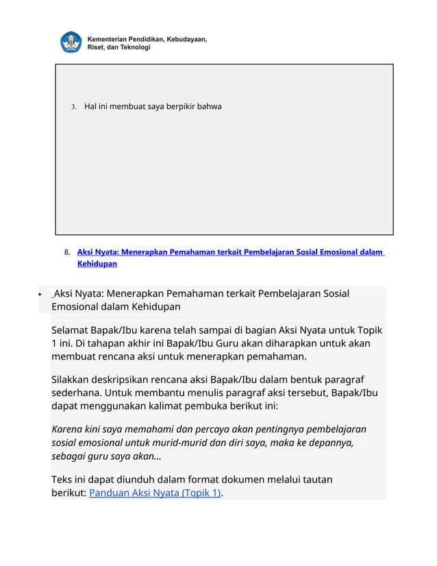 Materi jurnal 2 topik 1 digunakan sbg referensi ppg | PDF