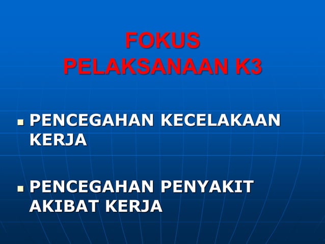 Materi K3 Ppt