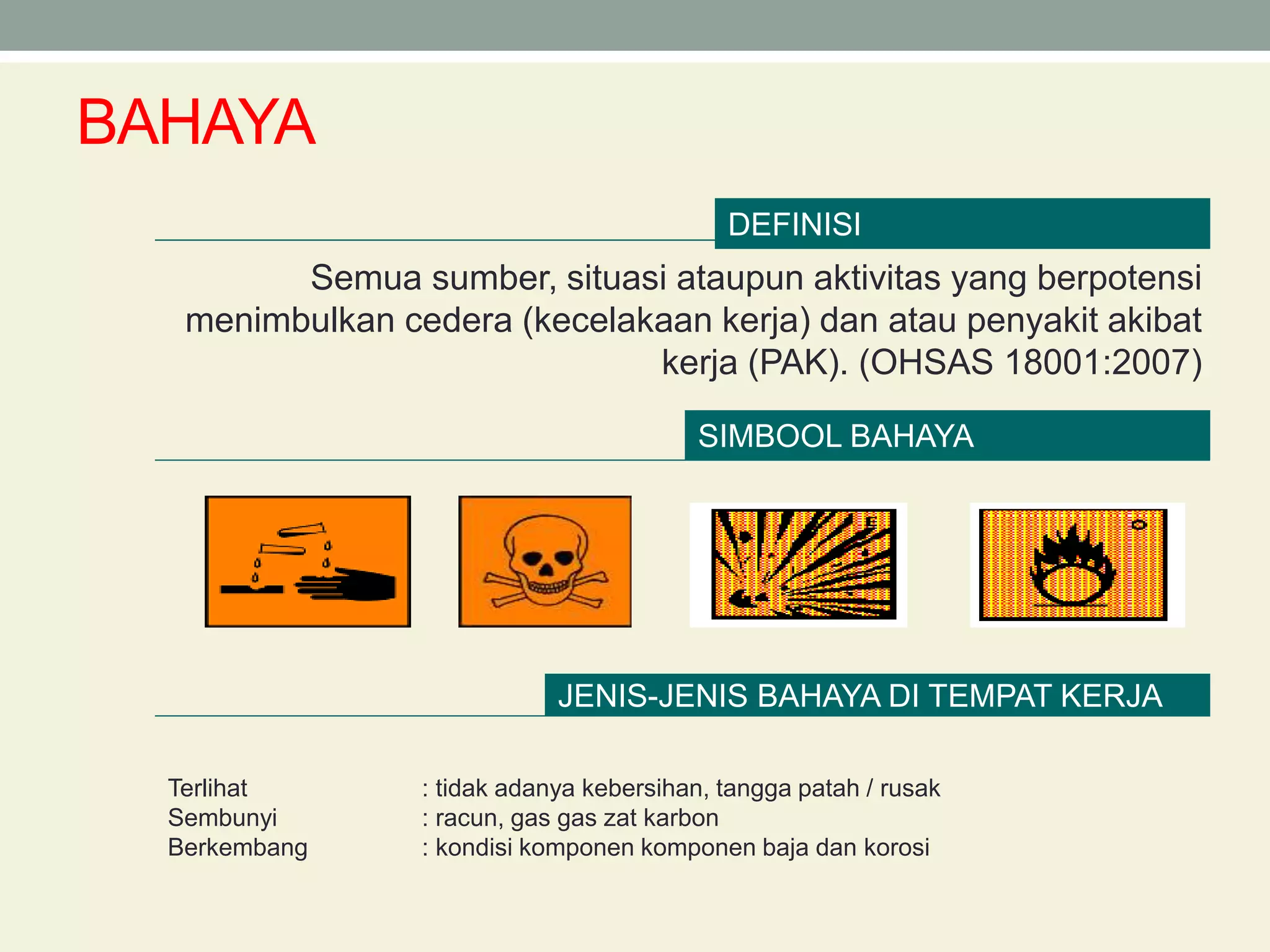 Keselamatan dan Kesehatan Kerja | PPTX