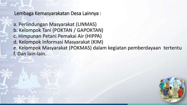 MATERI KABID PLKD PERAN LEMBAGA DAN MASY DESA DALAM PEMBANGUNAN.pptx