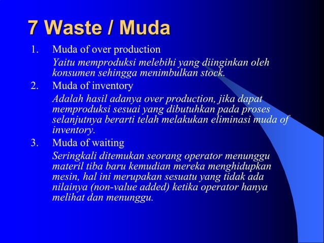 MATERI KAIZEN, Pemanfaatan Kaizen di dalam perusahaan, Lean Management ...