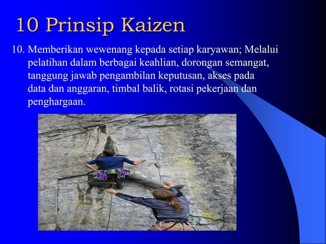 MATERI KAIZEN, Pemanfaatan Kaizen di dalam perusahaan, Lean Management ...