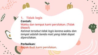 Materi Kalimat Efektif Bahasa Indonesia Kelas XII | PPTX