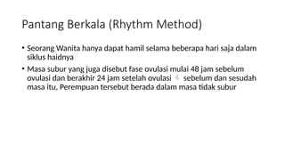 Keluarga Berencana hormonal injeksi dsbb | PPTX