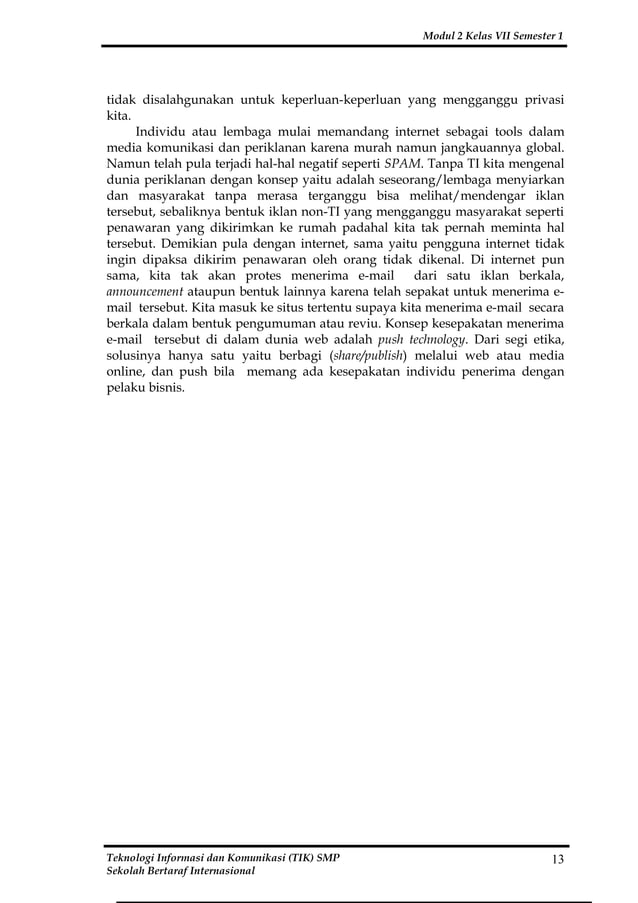 Materi kd1.5 rsbi | PDF