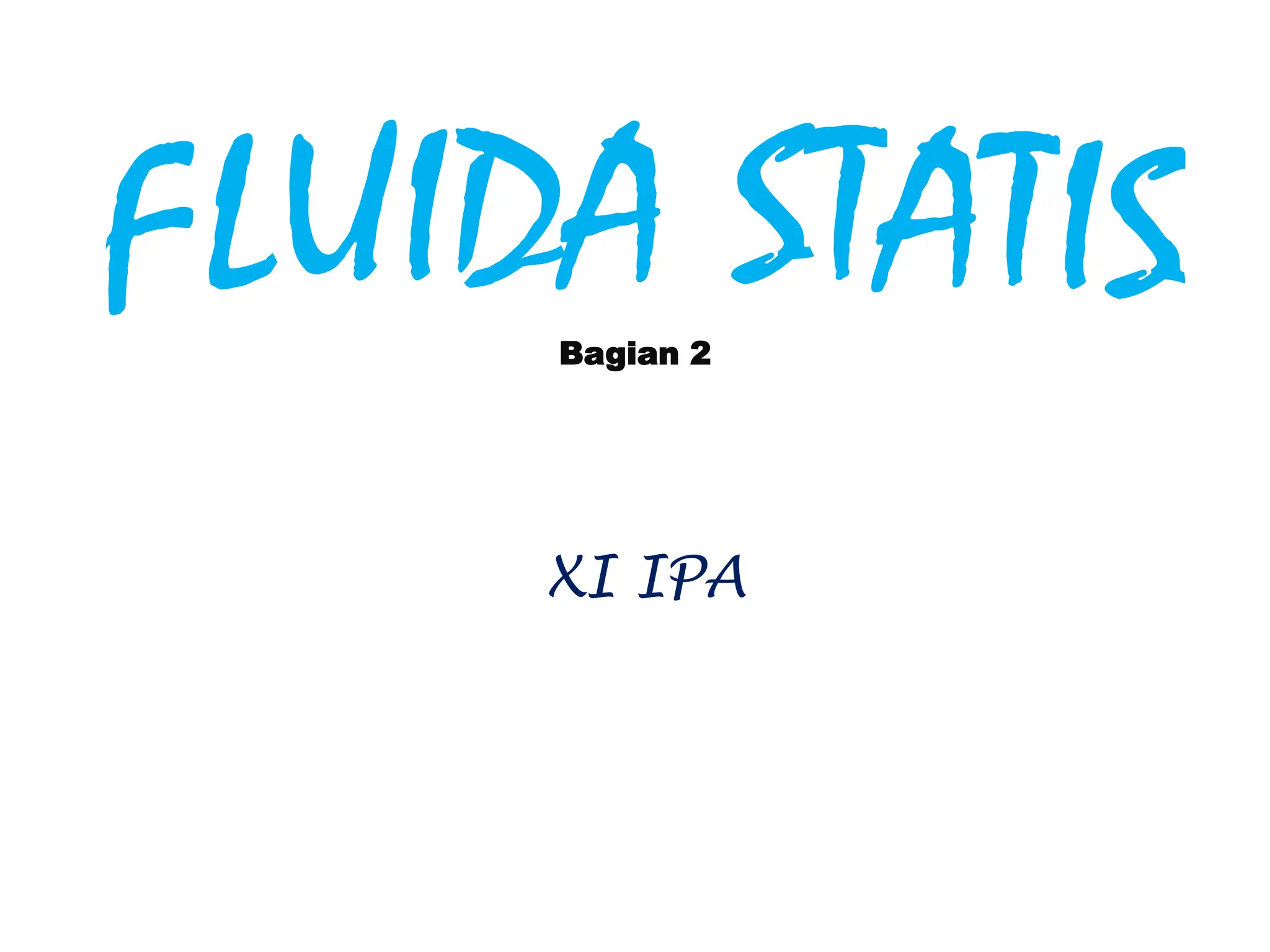 materi ke-2 BAB FLUIDA STATIS kelas 11 . | PDF