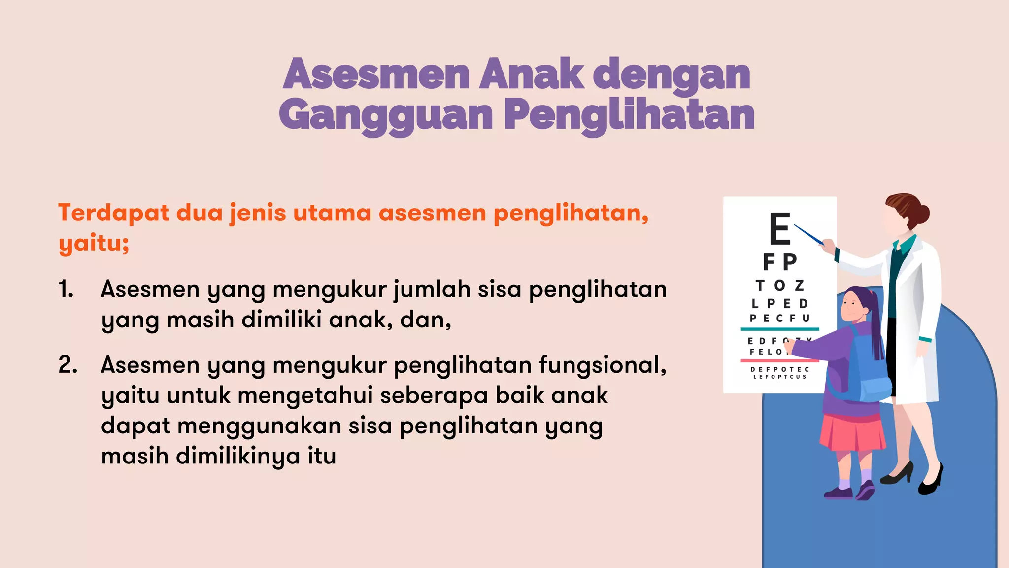 PPT 14 - Identifikasi dan Assessmen Anak dengan Gangguan Penglihatan | PDF