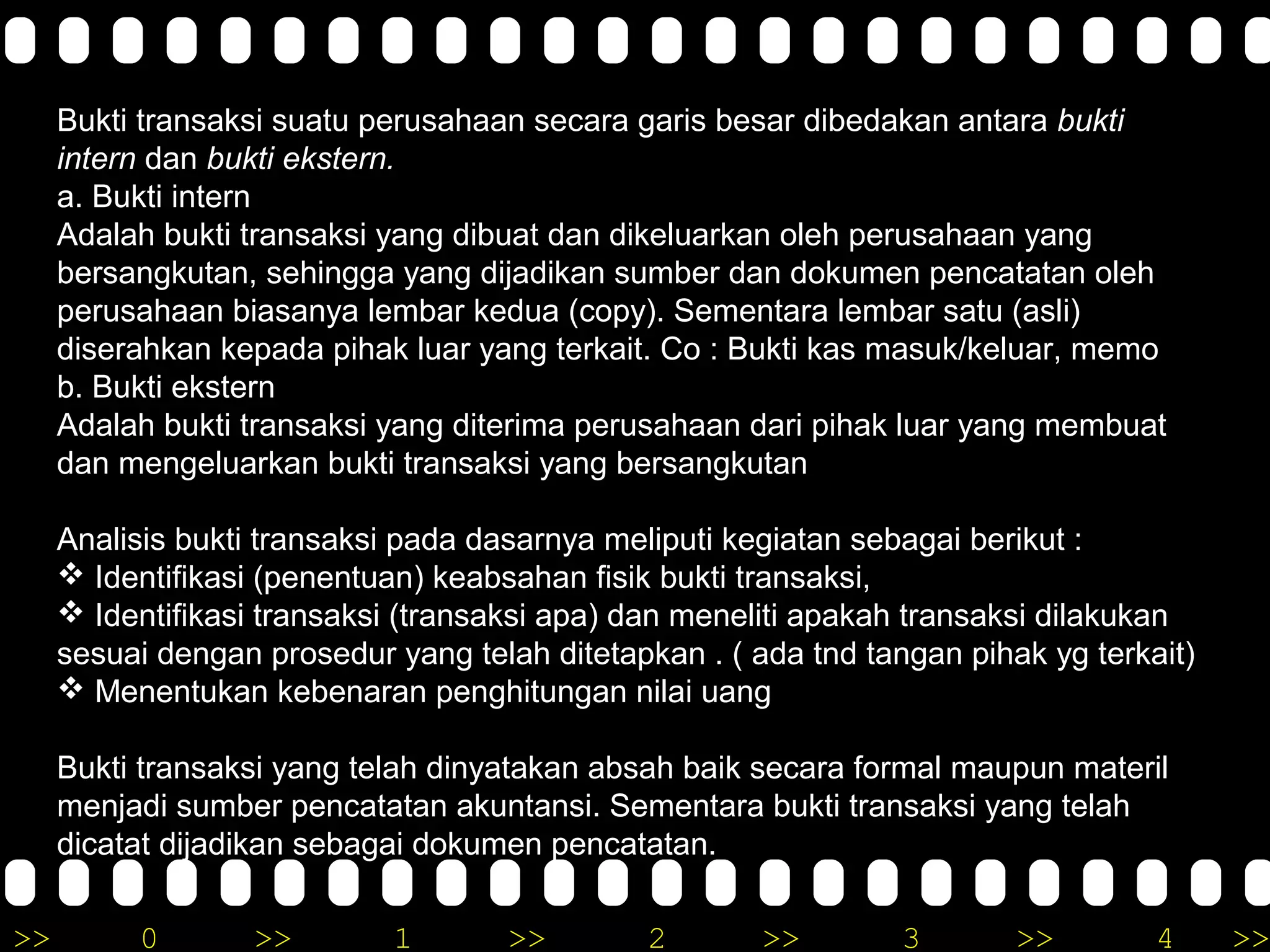 Materi ke 1 analisis dokumen transaksi (bukti transaksi) | PPT