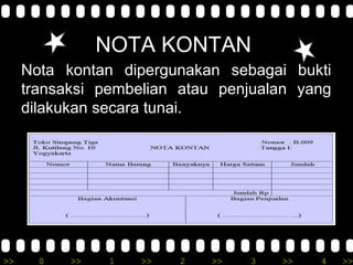Materi ke 1 analisis dokumen transaksi (bukti transaksi) | PPT