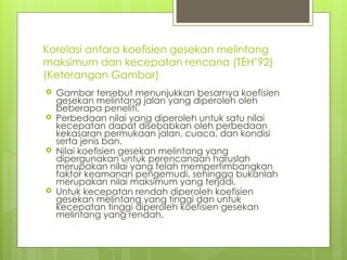 Mata Kuliah perencanaan geometrik jalan. ppt | PPT