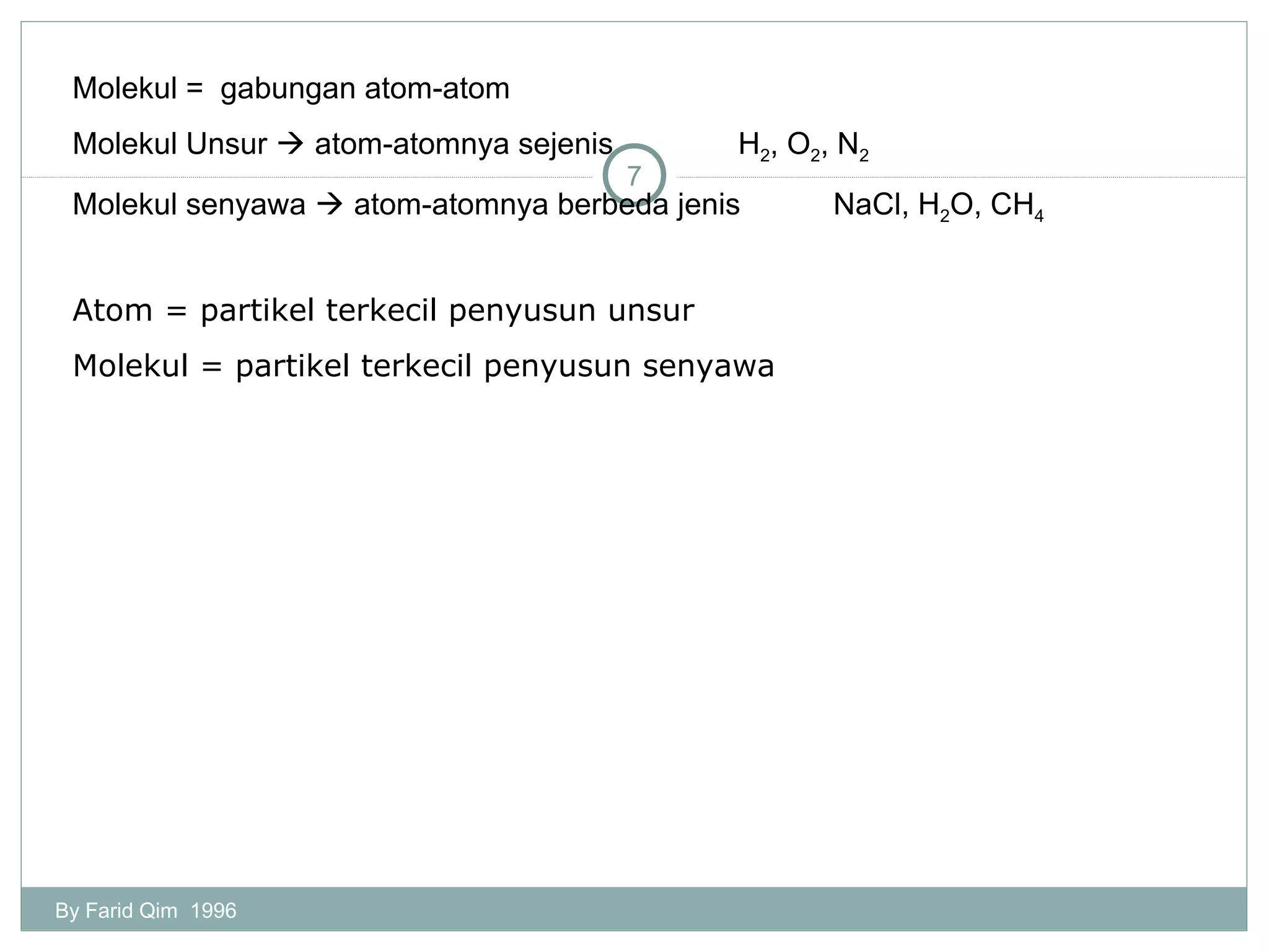Perubahan materi | PPT